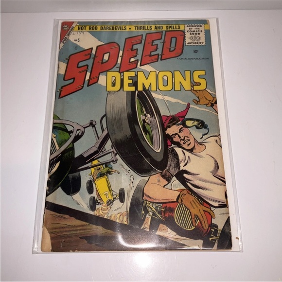 Office | Vintage 195s Speed Demons Comic Car Racing Thrills | Poshmark